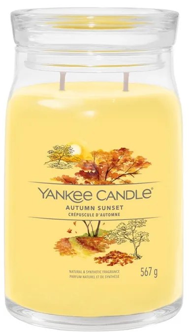 Yankee Candle Signature svíčka velká Autumn Sunset, 567g
