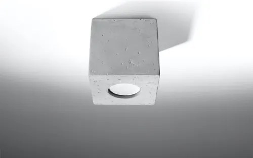 Stropní svítidlo SOLLUX Quad GU10 1x40W bez zdroje SL.0489 beton