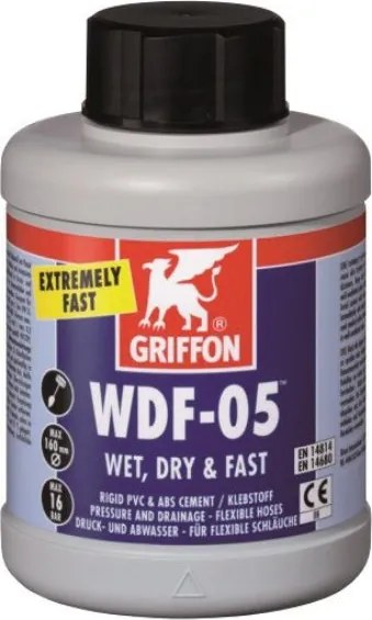 Rychleschnoucí lepidlo na PVC a ABS Griffon WDF-05, 250 ml