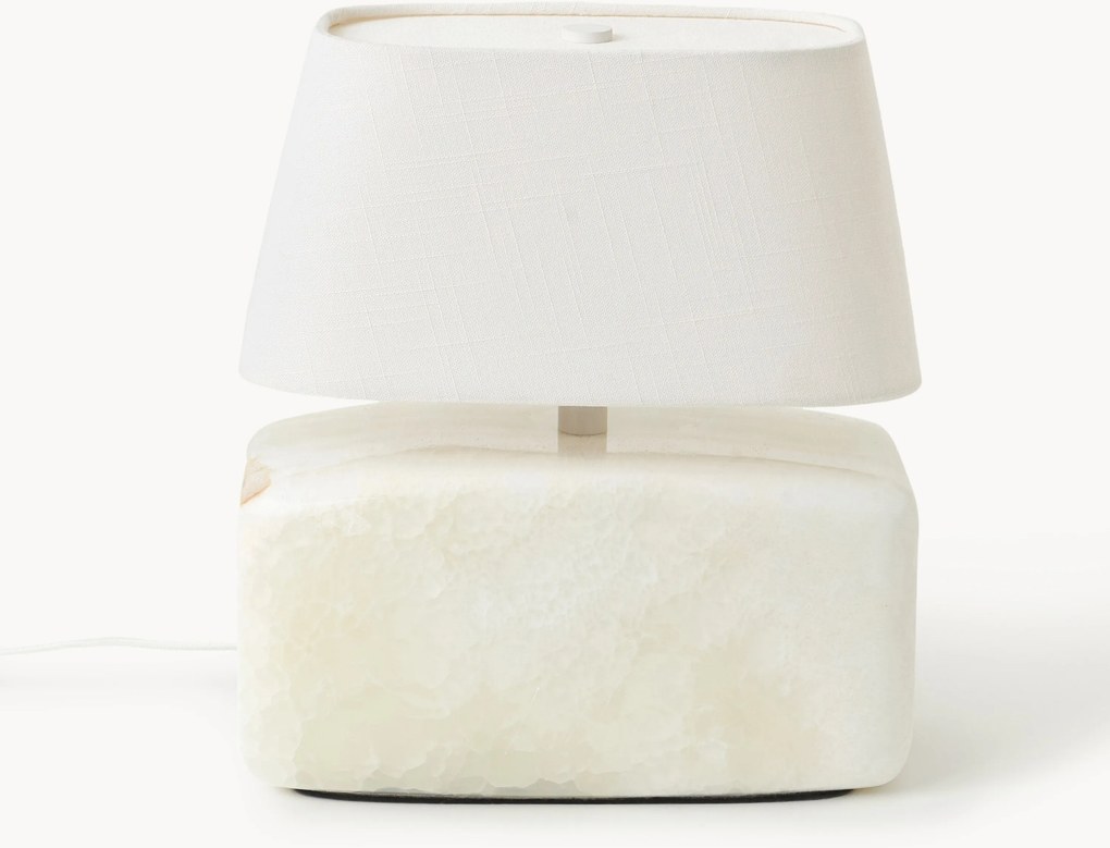 Stolní lampa's podstavou z jadeitu Maleo