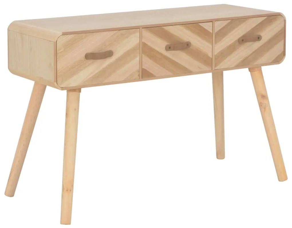 Konzolový stolek - masivní dřevo | 100x35x68 cm