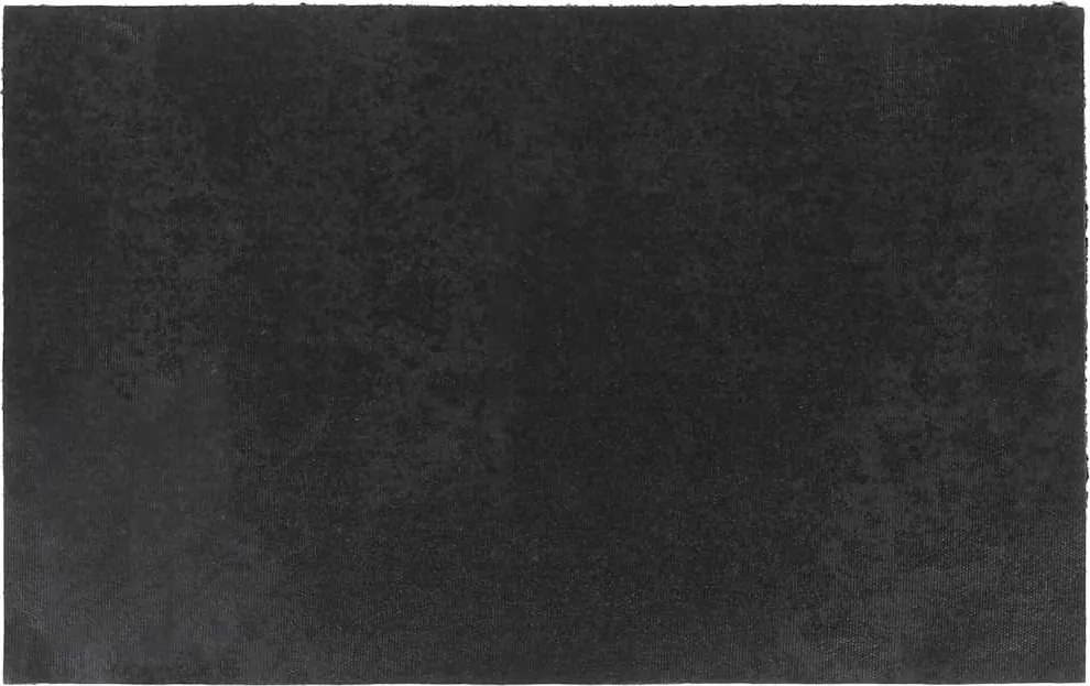 Rohožka před dveře černá 50 x 80 cm kokosové vlákno 155574