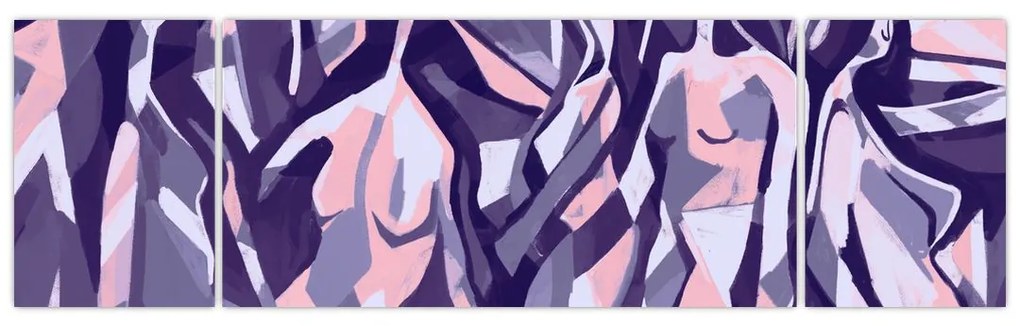 Obraz - Abstraktní ženy (170x50 cm)
