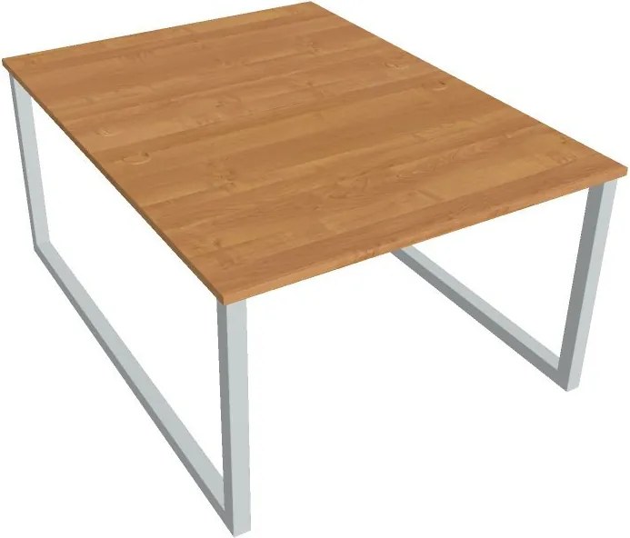 Kancelářský pracovní stůl Hobis USDO 1200, bílá RAL 9016, deskabuk
