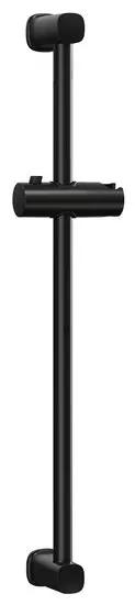EBS Sprchový set s tyčí 65,7 cm, 1jet 10,3 cm, černý