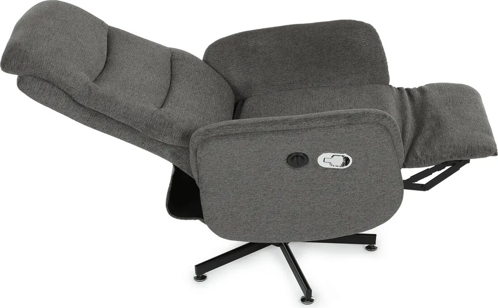Autronic Polohovací křeslo s elektrickým ovládáním TV-C5479 Barva potahu: Šedá