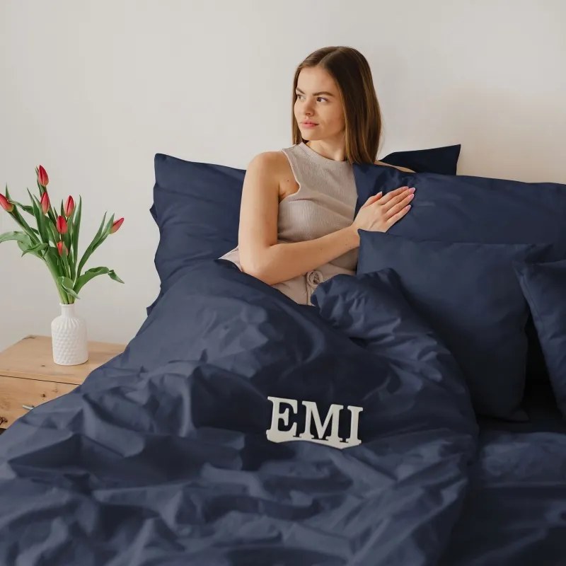Flanelové povlečení Navy EMI