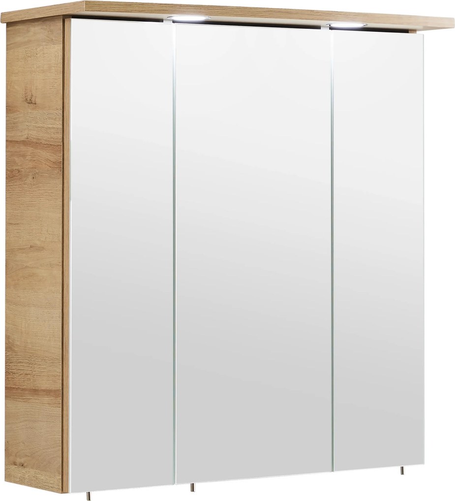 XXXLutz ZRCADLOVÁ SKŘÍŇKA, barvy dubu, 65/72/20 cm Xora - Koupelnové série - 001977016406