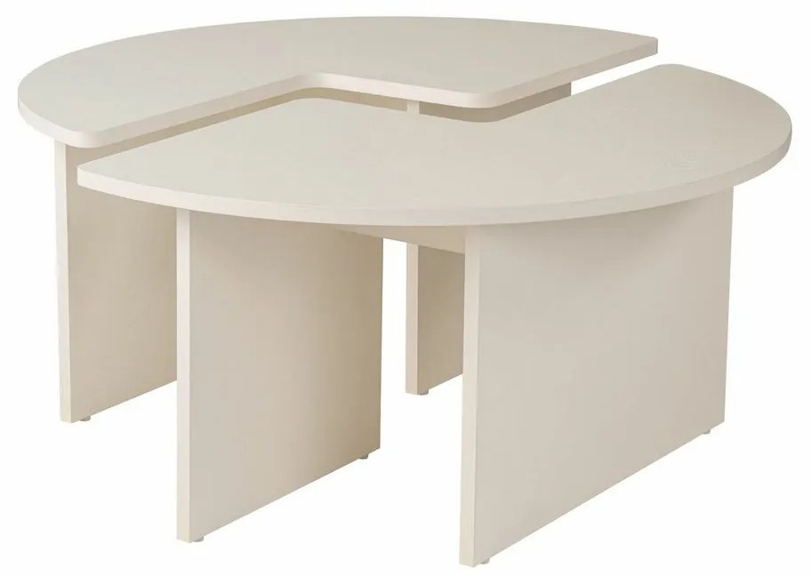Konferenční stolek Moira Wood White