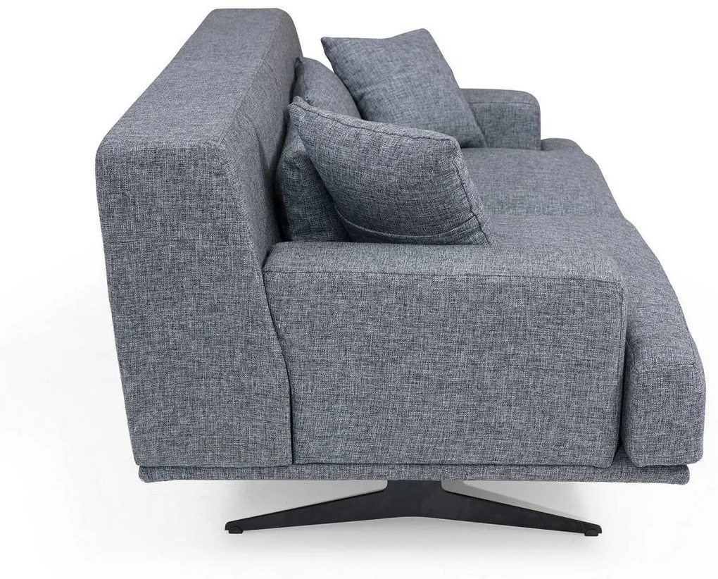 Designová sedačka Kessya 200 cm šedá