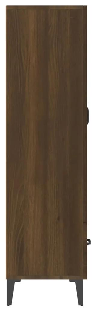 Komoda hnědý dub 70 x 31 x 115 cm kompozitní dřevo - Default Title