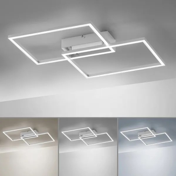 Leuchten Direkt 14018-55 - LED Stmívatelný přisazený lustr IVEN 2xLED/15W/230V