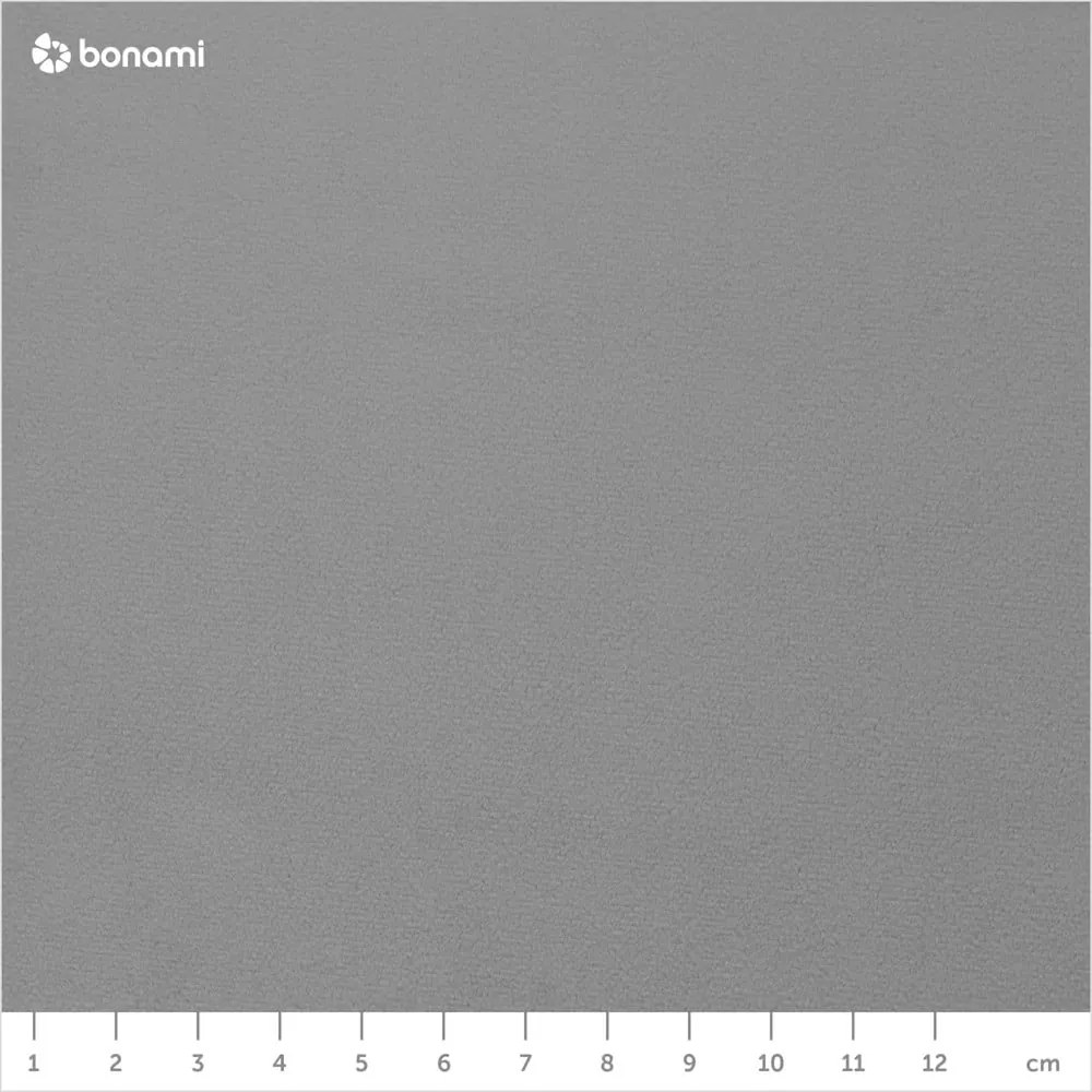 Šedá sametová rozkládací/s úložným prostorem pohovka 222 cm Vermont - II. jakost – Cosmopolitan Design