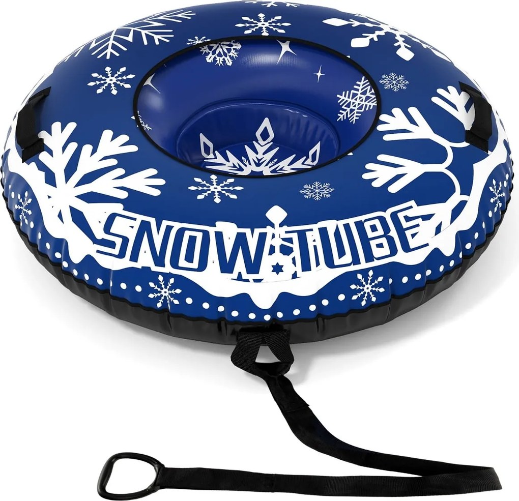 Costway Nafukovací zimní pneumatika s tažnou šňůrou a rukojetí Snowtube