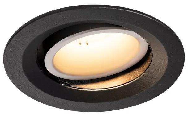 NUMINOS® MOVE DL M vnitřní LED zápustné stropní svítidlo černá/bílá 3000 K 20° otočné a výkyvné - BI