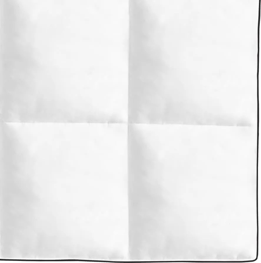 vidaXL Zimní péřová přikrývka 240 x 220 cm [132885] Barva: Bílá