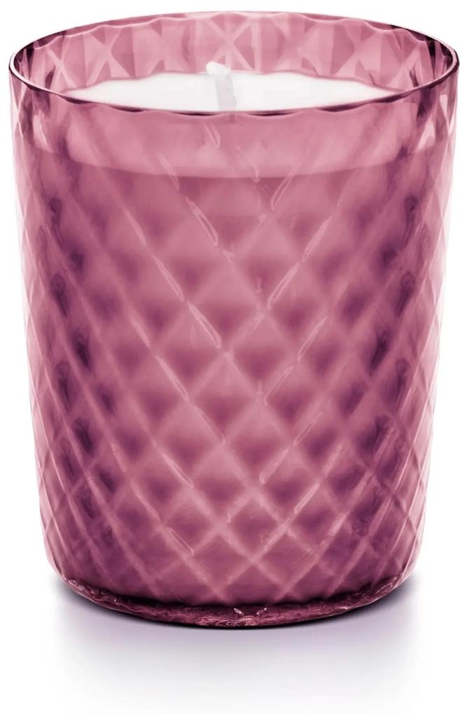MEADOWS Vonná svíčka Meadows Love Letter 200 g, růžová barva, sklo, vosk