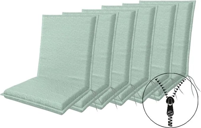 Doppler ART 4044 - set 6 ks polstrů na křeslo s vysokým opěradlem