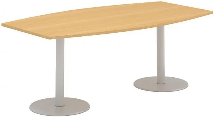 b2b partner Stůl konferenční CLASSIC B 80 x 200 x 74,2 cm, ořech (185955)