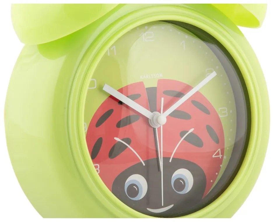 Dětský budík ø 15 cm Peekaboo Ladybug – Karlsson