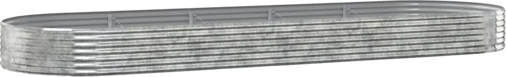 vidaXL Vyvýšený záhon pozinkovaná ocel 450x140x36 cm [319038] Barva: antracitová
