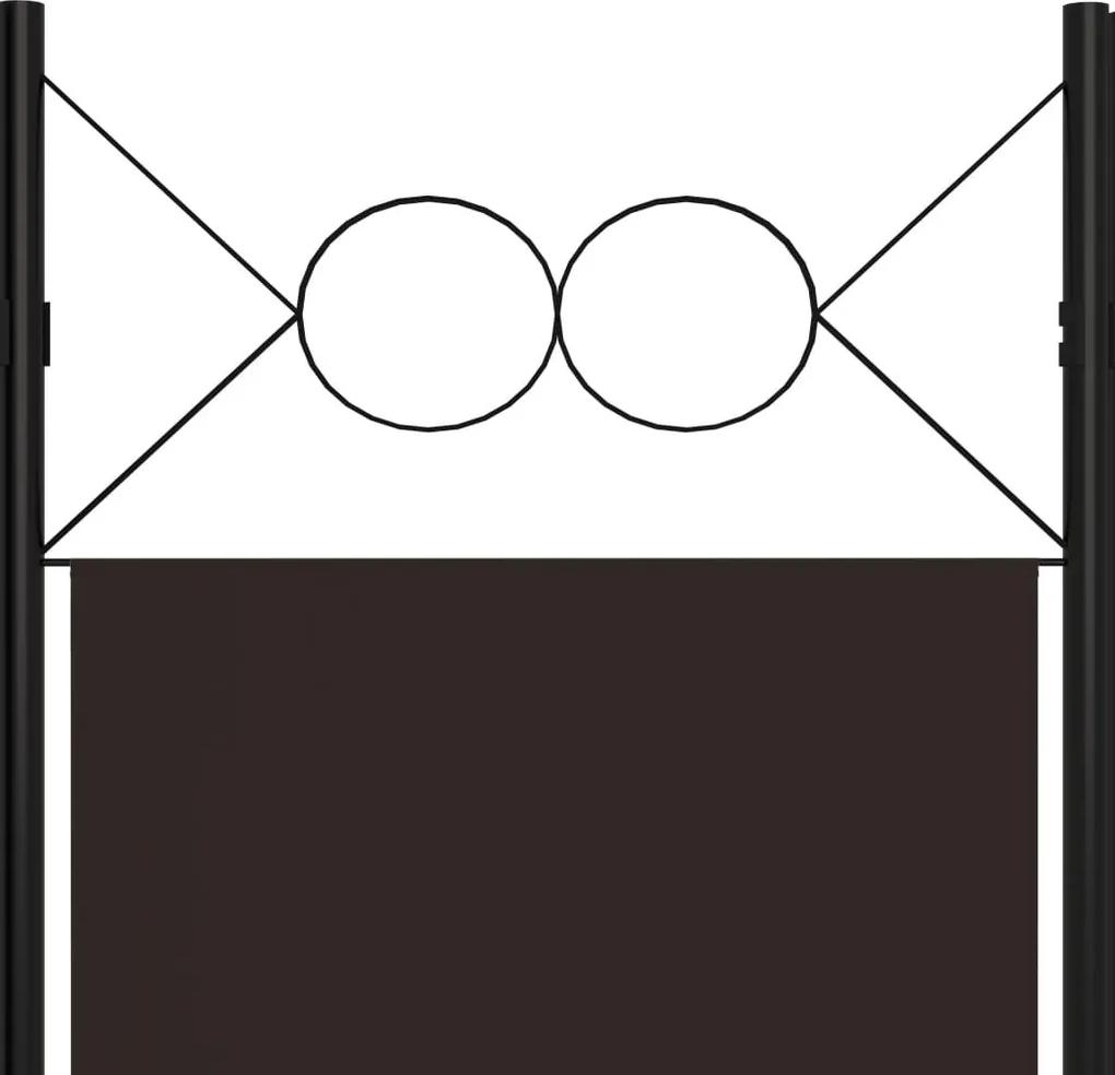 vidaXL 4dílný skládací paraván 160 x 180 cm [320703] Barva: Bílá