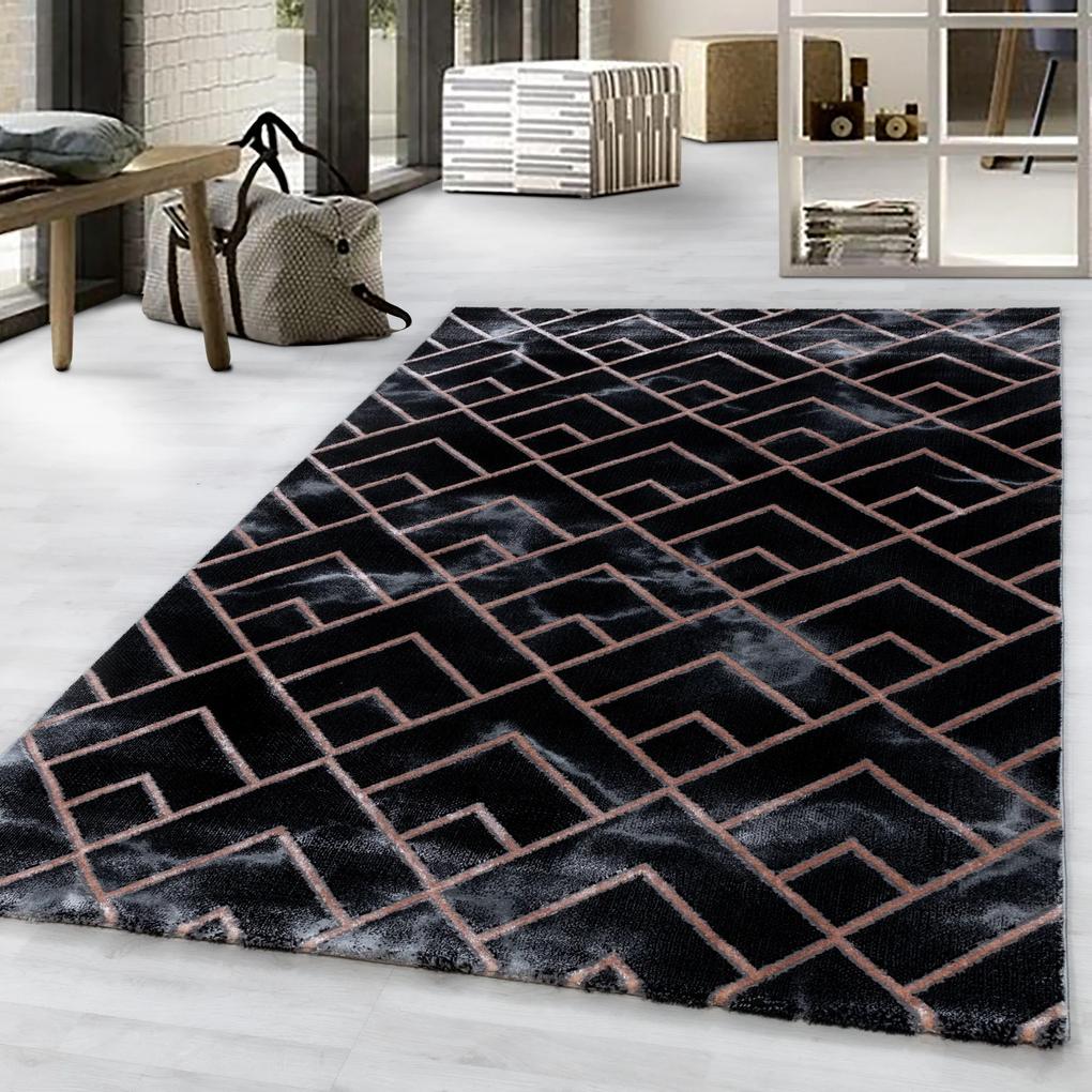 Ayyildiz Kusový koberec NAXOS 3814, Bronzová Rozměr koberce: 80 x 150 cm