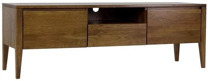 Drewmax RV335 dřevěný televizní stolek masiv dub