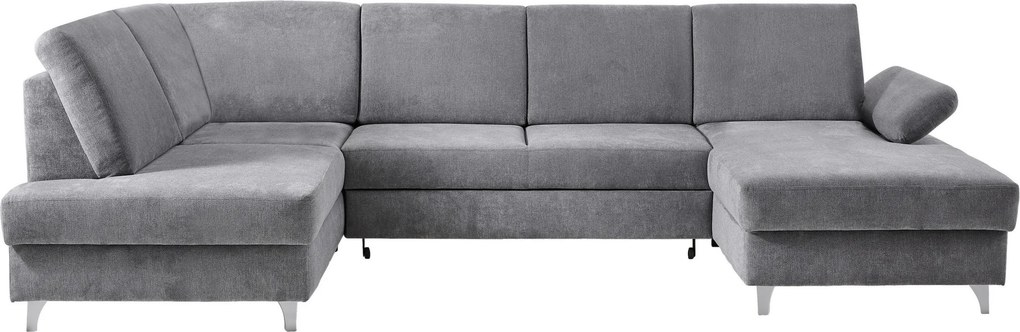 XXXLutz SEDACÍ SOUPRAVA, textil, světle šedá Cantus - Sedací soupravy - 000812005302