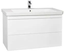Krajcar PLX-PUSH koupelnová skříňka s umyvadlem 105 x 65 x 46 cm bílá PLX105.1.1 Koupelny Bernold