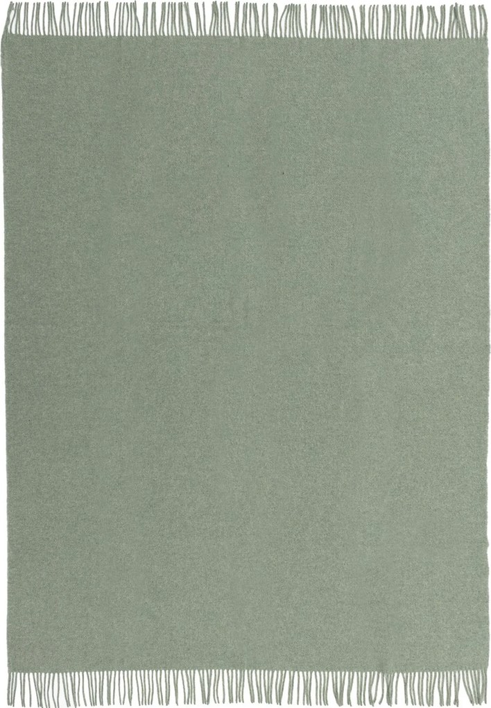 Pléd Zelandia 140x200cm melange smoke green