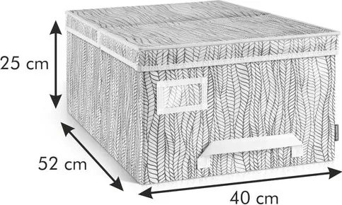 TESCOMA Krabice na oděvy FANCY HOME 40 x 52 x 25 cm, cappuccino