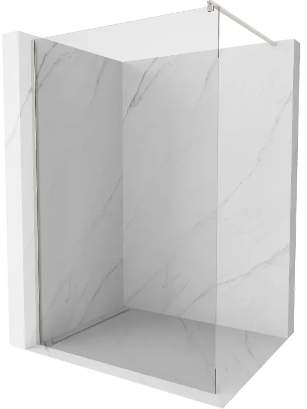 Mexen Kioto, sprchová zástěny typ Walk-In 100 x 200 cm, 8mm čiré sklo, ocelová, 800-100-101-97-00