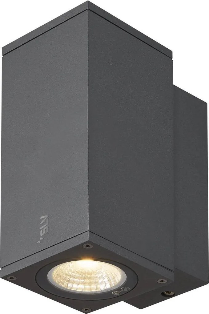 LA 1003416 ENOLA SQUARE S single Outdoor, nástěnné LED svítidlo, antracitové - BIG WHITE (SLV)