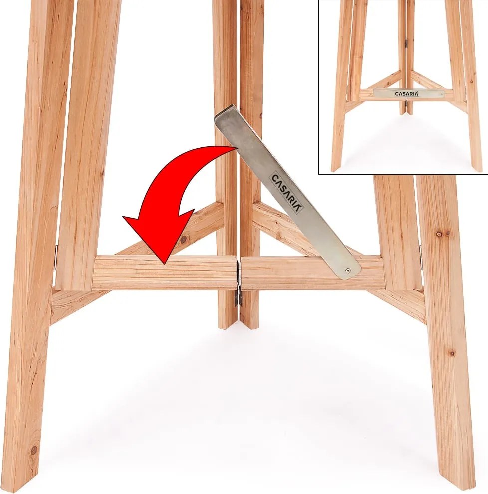 Deuba Barový skládací stůl - Ø78 cm