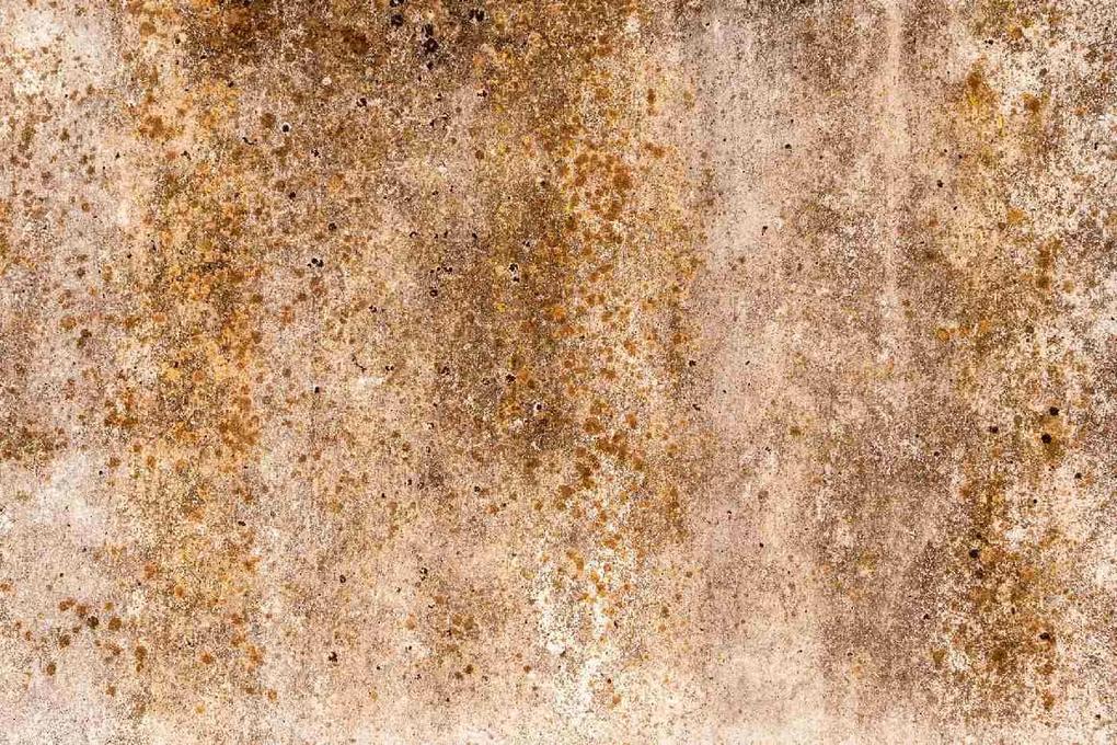 DIMEX | Samolepicí vliesová fototapeta na zeď Rezavá betonová zeď MA-5-2638 | 375 x 250 cm | béžová, oranžová, hnědá