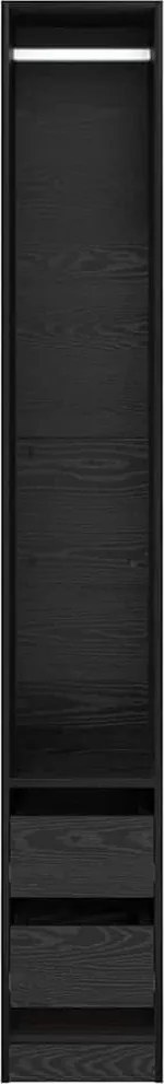 Šatní skříň Černý dub 50 x 30 x 200 cm Kompozitní dřevo 3403221