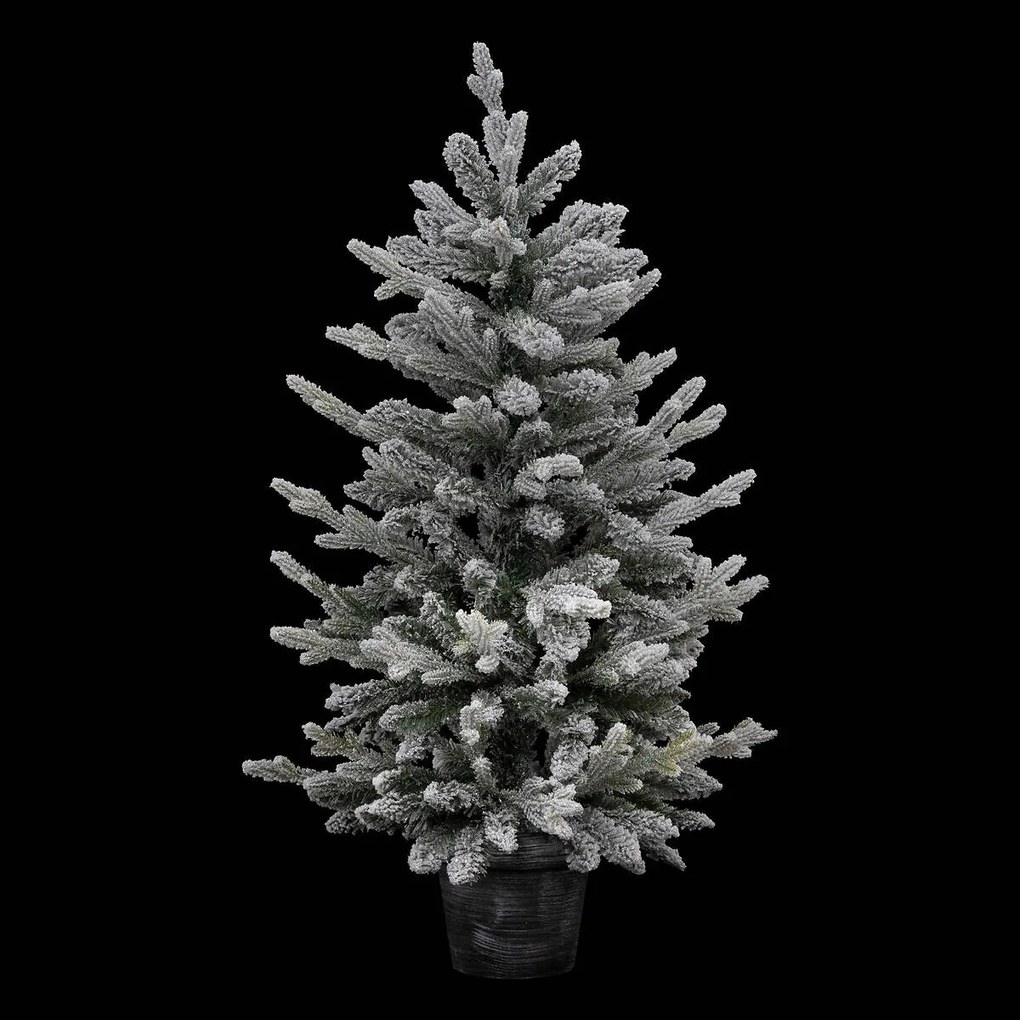 Umělý vánoční stromeček v květináči, 100 cm