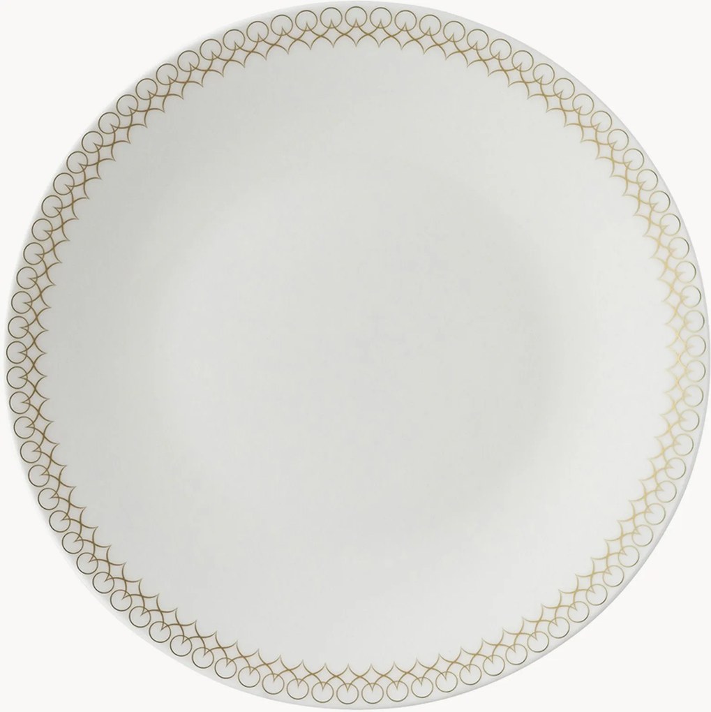 Sada snídaňových talířů z kostního porcelánu Jade, 6 dílů