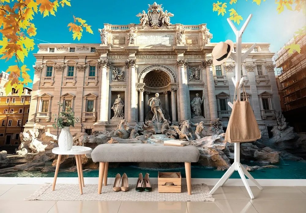 Fototapeta Fontána di Trevi v Římě - 225x150 cm