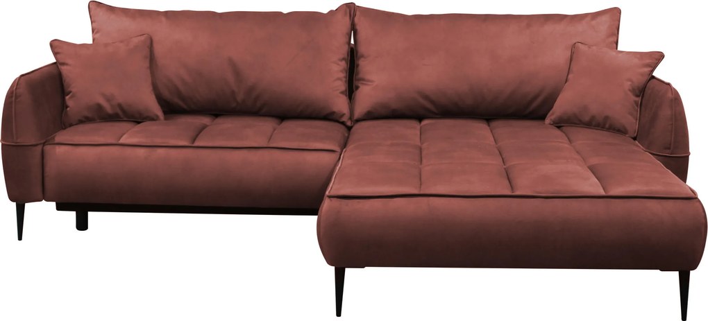 XXXLutz ROHOVÁ SEDAČKA, textil, korály MID.YOU - Sedací soupravy - 001574002803