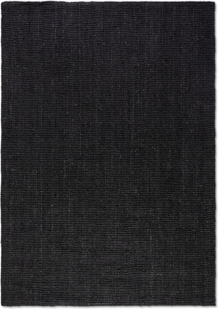 120x170 Kusový koberec Bouclé Jute 105976 Black