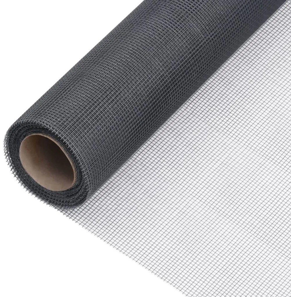 Síť proti hmyzu sklolaminát 60 x 1000 cm šedá 150866