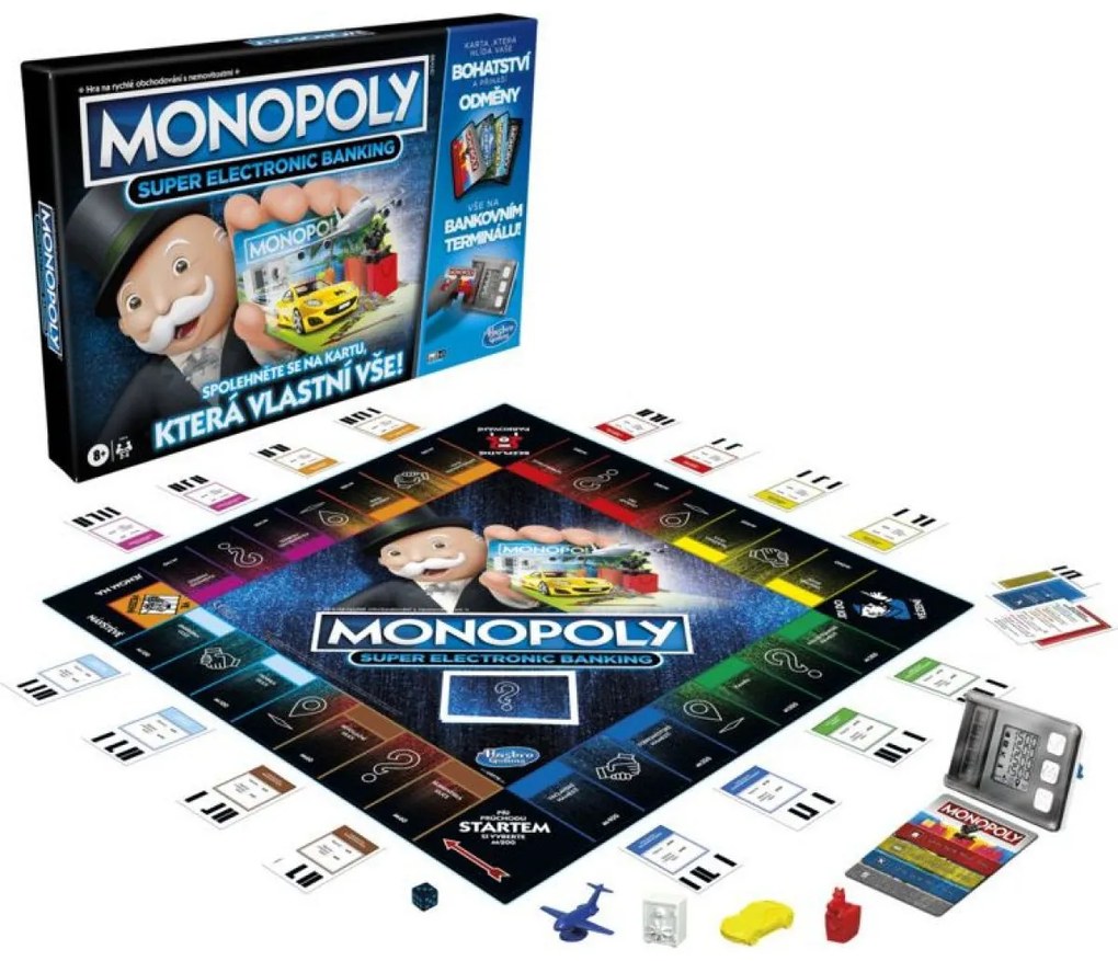 Hasbro Monopoly Super elektronické bankovnictví