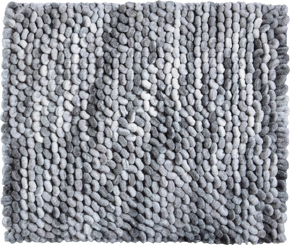 LineaDue PUNTO - Koupelnová předložka světle šedá Rozměr: 70x120 cm