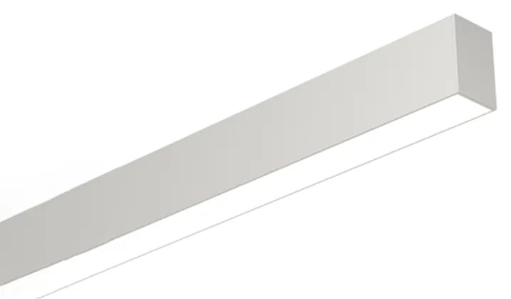 Přisazené lineární svítidlo Dash 40 Ceiling Barva: Stříbrná, Délka: 3372 mm, Teplota chromatičnosti / Stmívání: 2700 Kelvinů / Stmívatelné DALI