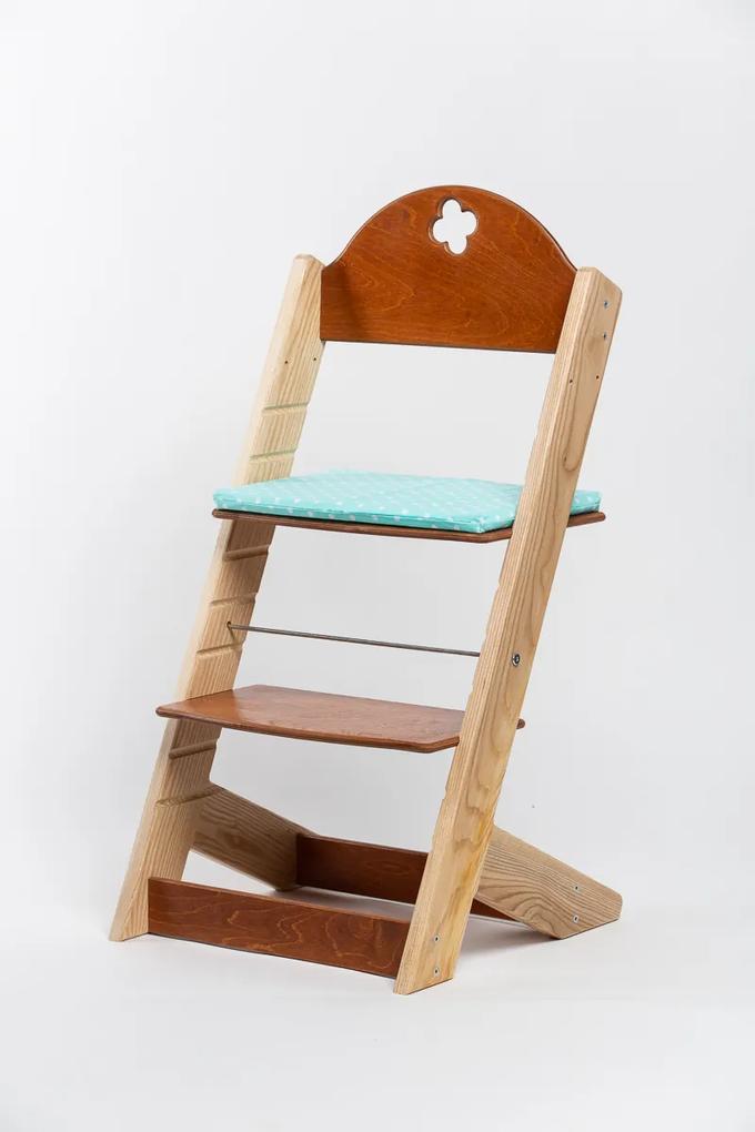 Lucas Wood Style rostoucí židle NATURE - jasan/mahagon
