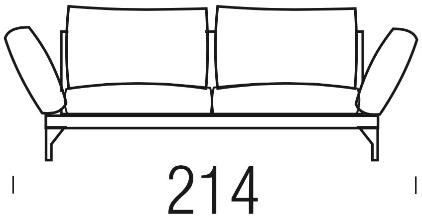 Beltá / Frajumar designové sedačky Asso 214cm