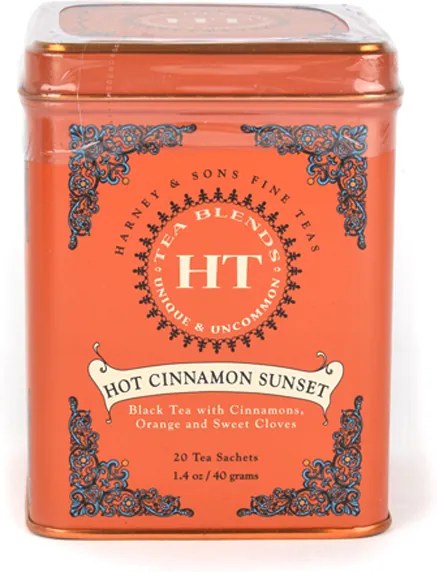 Harney & Sons Hot Cinnamon Sunset černý skořicový čaj 20 sáčků