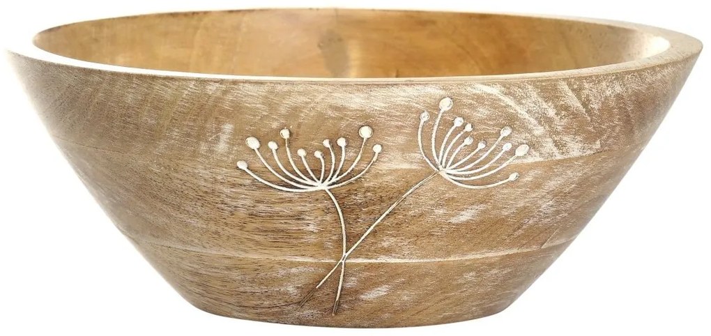 Dřevěná servírovací miska z mangového dřeva Tours Bowl - Ø 25*9 cm